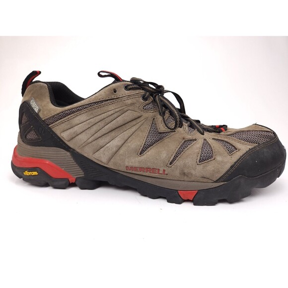 Merrell | Shoes | Merrell Mens Brown Capra Hiking Shoes Size 4 Nubuck ...